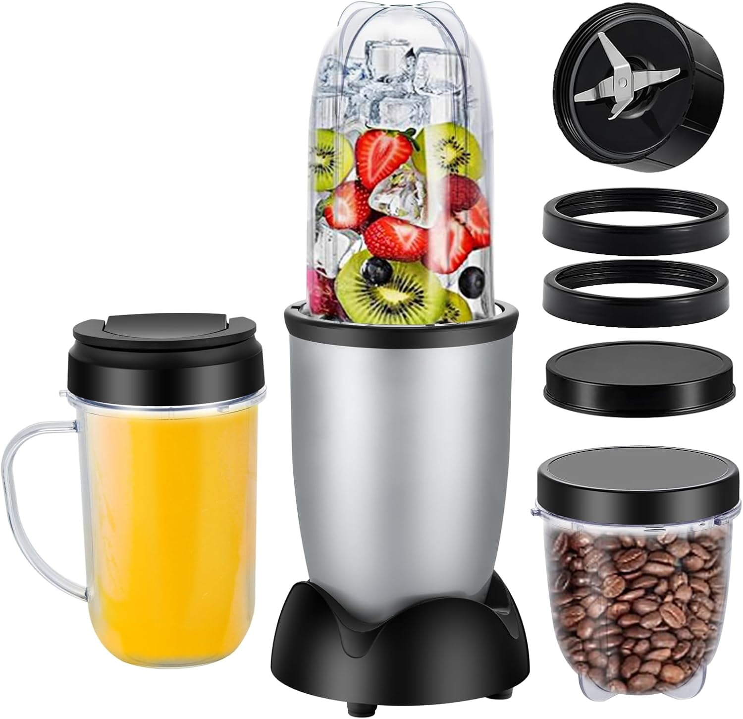 Personal Drink Mixer Blender, Portable Single Serve Blender for ...