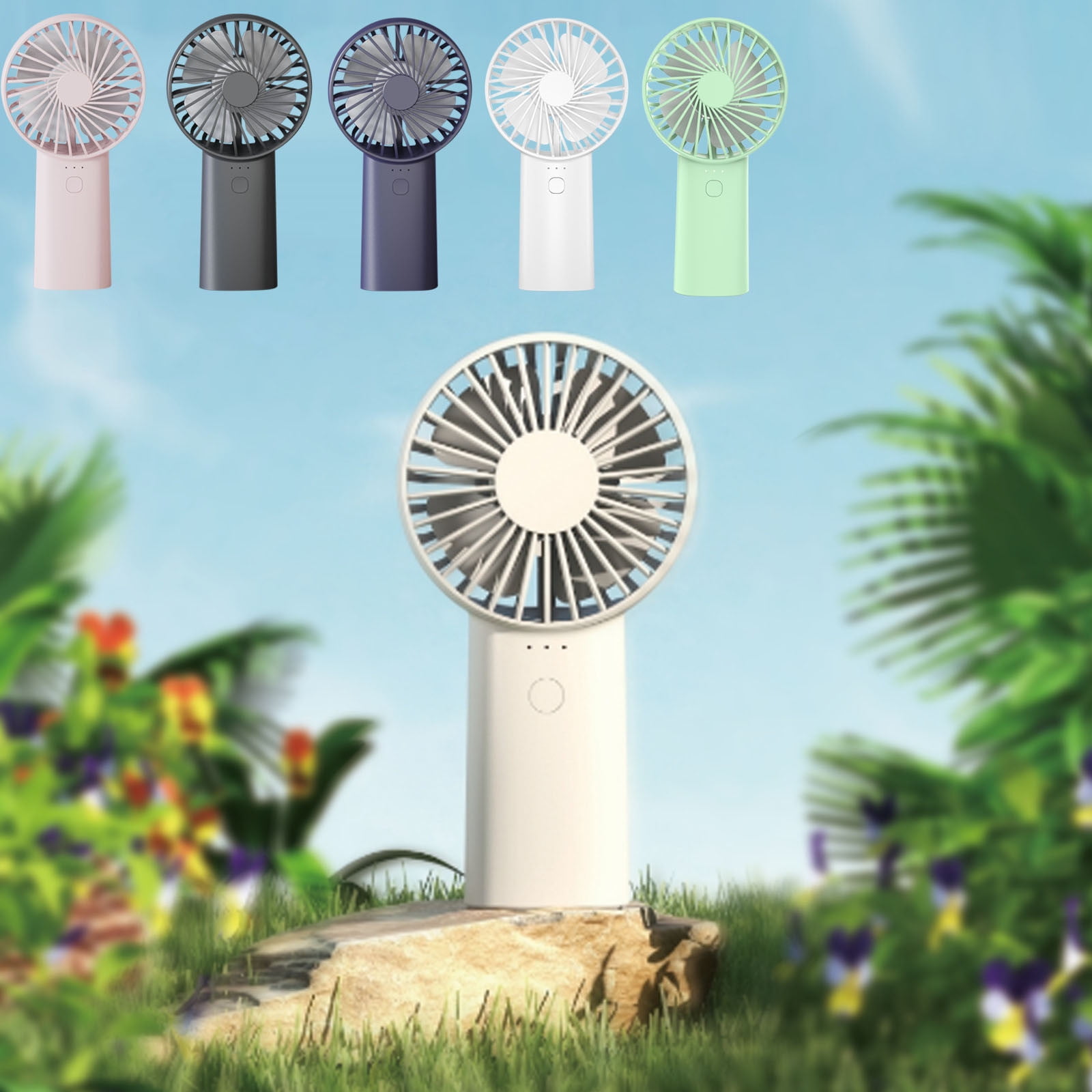 Personal Fans Portable Rechargeable, USB Rechargeable Handheld Small ...