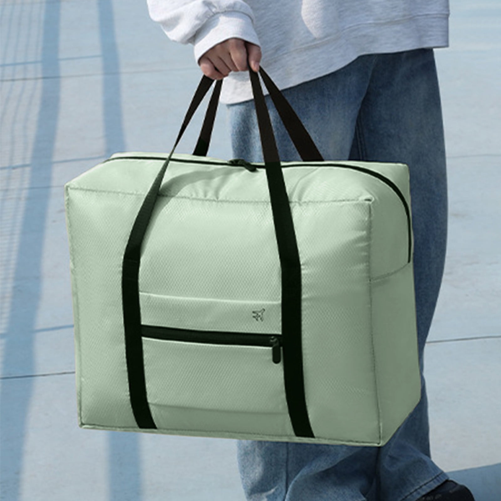 Personal Item Bag 17x14x7 inch Foldable Travel Duffel Bag Tote Carry on ...