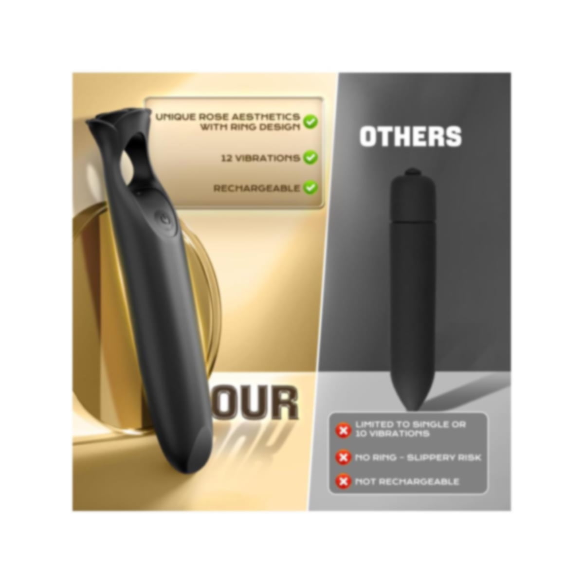 Personal Massager Powerful Multi Speed Whisper Quiet for Muscle Tension ...