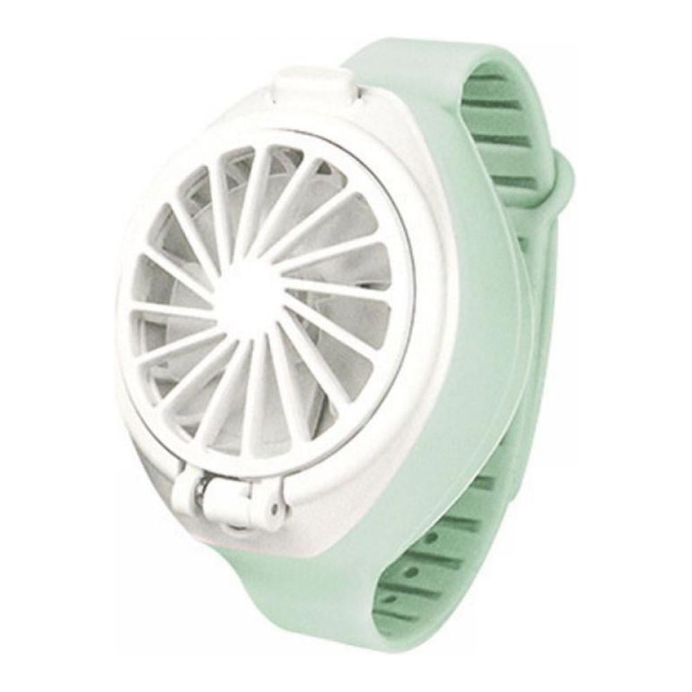 Personal Mini Fan Portable Watch Fan USB Rechargeable Small Fan Wear on ...