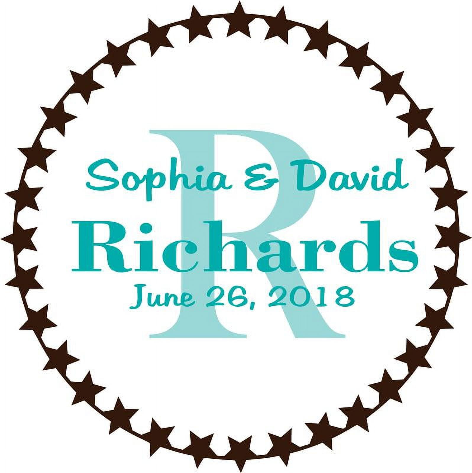 Personal Name Vinyl Decal Sticker Custom Initial Wall Art ...
