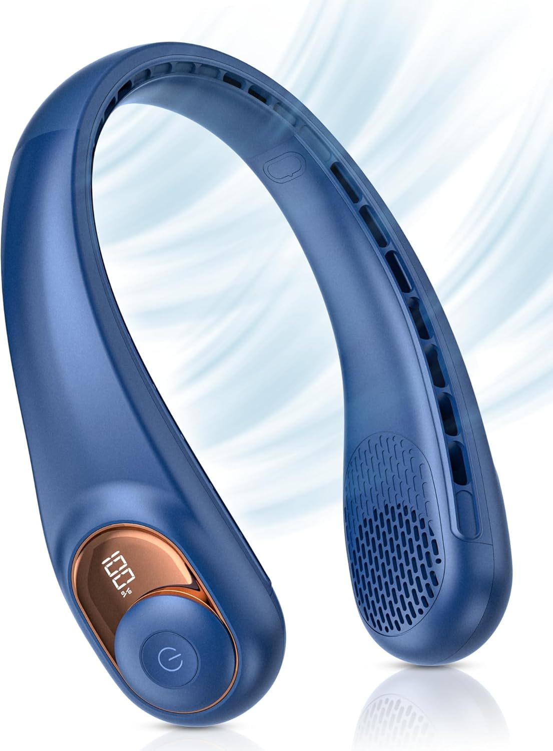 Personal Neck Fan with LED Indicator, USB-C Charging, 5200mAh Battery ...