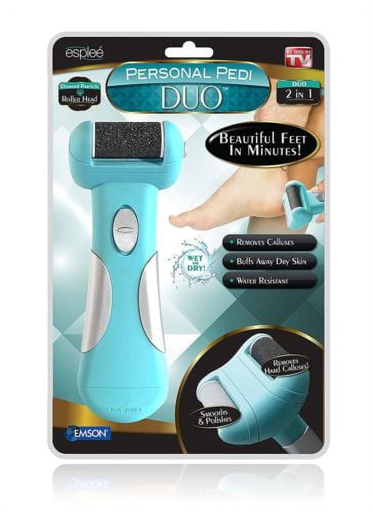 Emson Personal Pedi Duo, Electric Foot File and Callus Remover ...