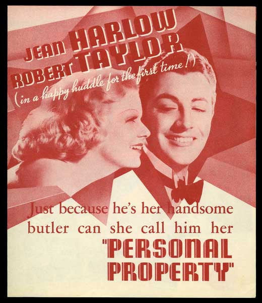 Personal Property - movie POSTER (Style A) (30" x 30") (1937) - Walmart.com