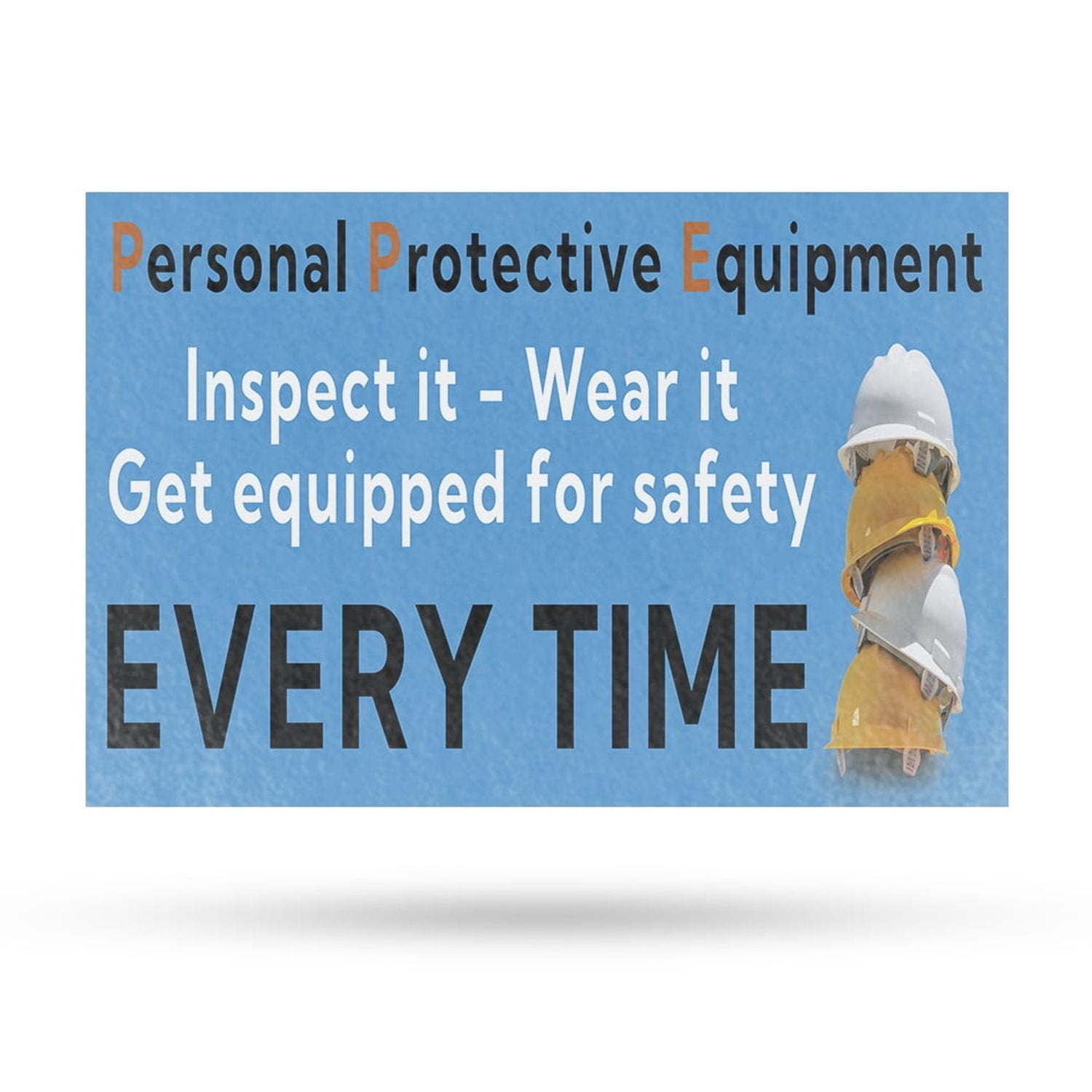 Personal Protective Equipment Vinyl Decal 12 Inch x 16 Inch ...