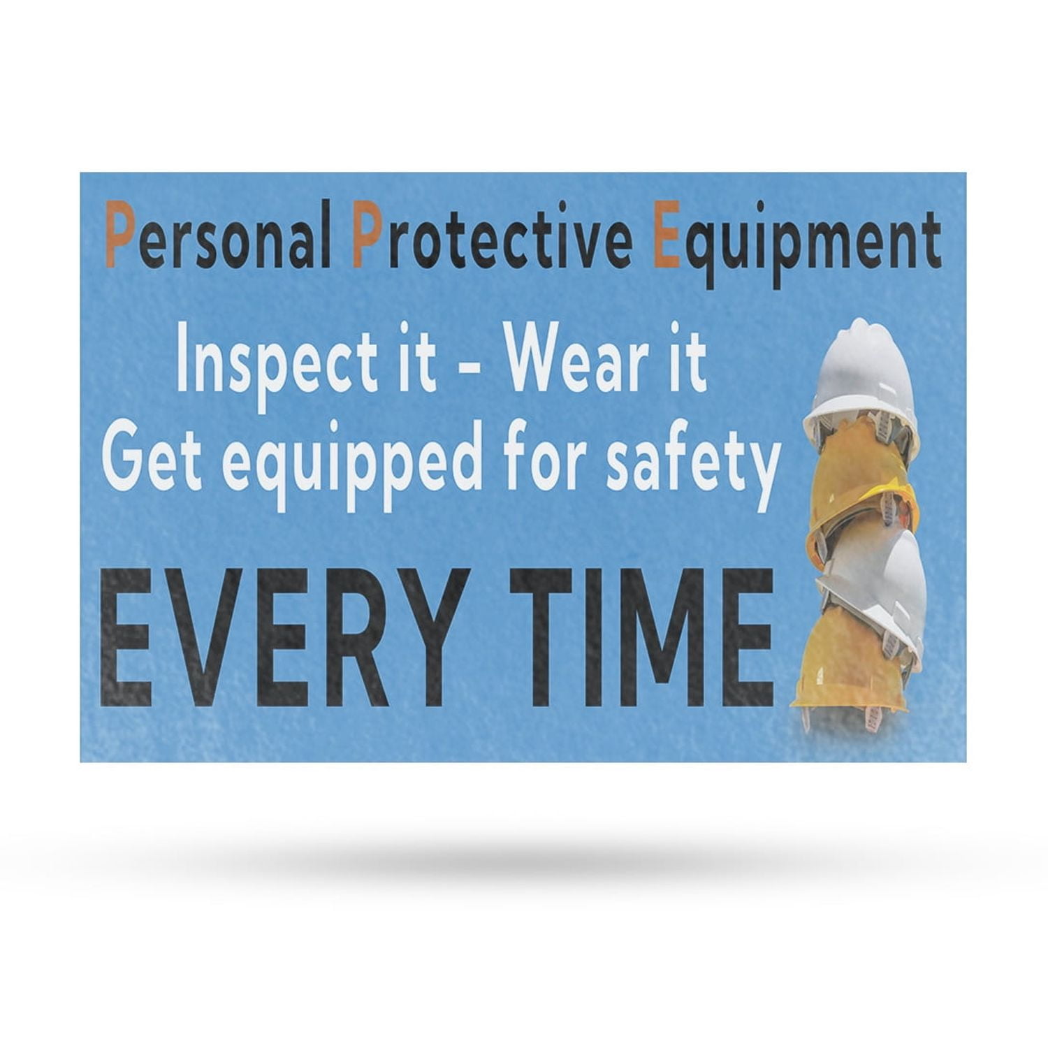Personal Protective Equipment Vinyl Decal 24 Inch x 36 Inch ...