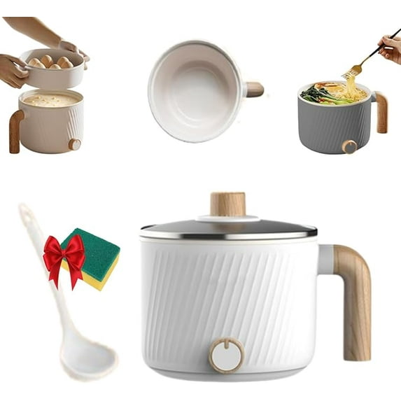 Personal Ramen Cooker, Electric Pot for Ramen, Portable Multifunctional ...