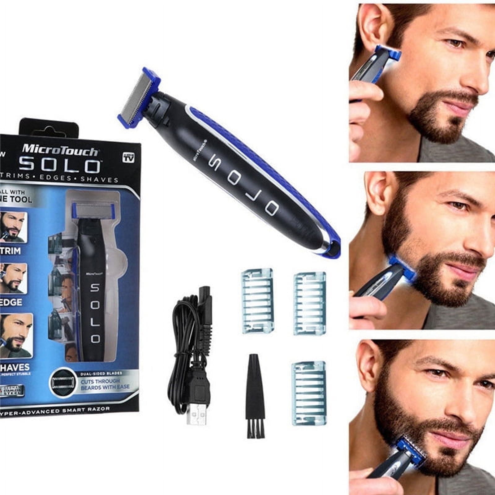 Personal Rechargeable Solo Touch Smart Razor Micro Trimmer Men Shaver ...