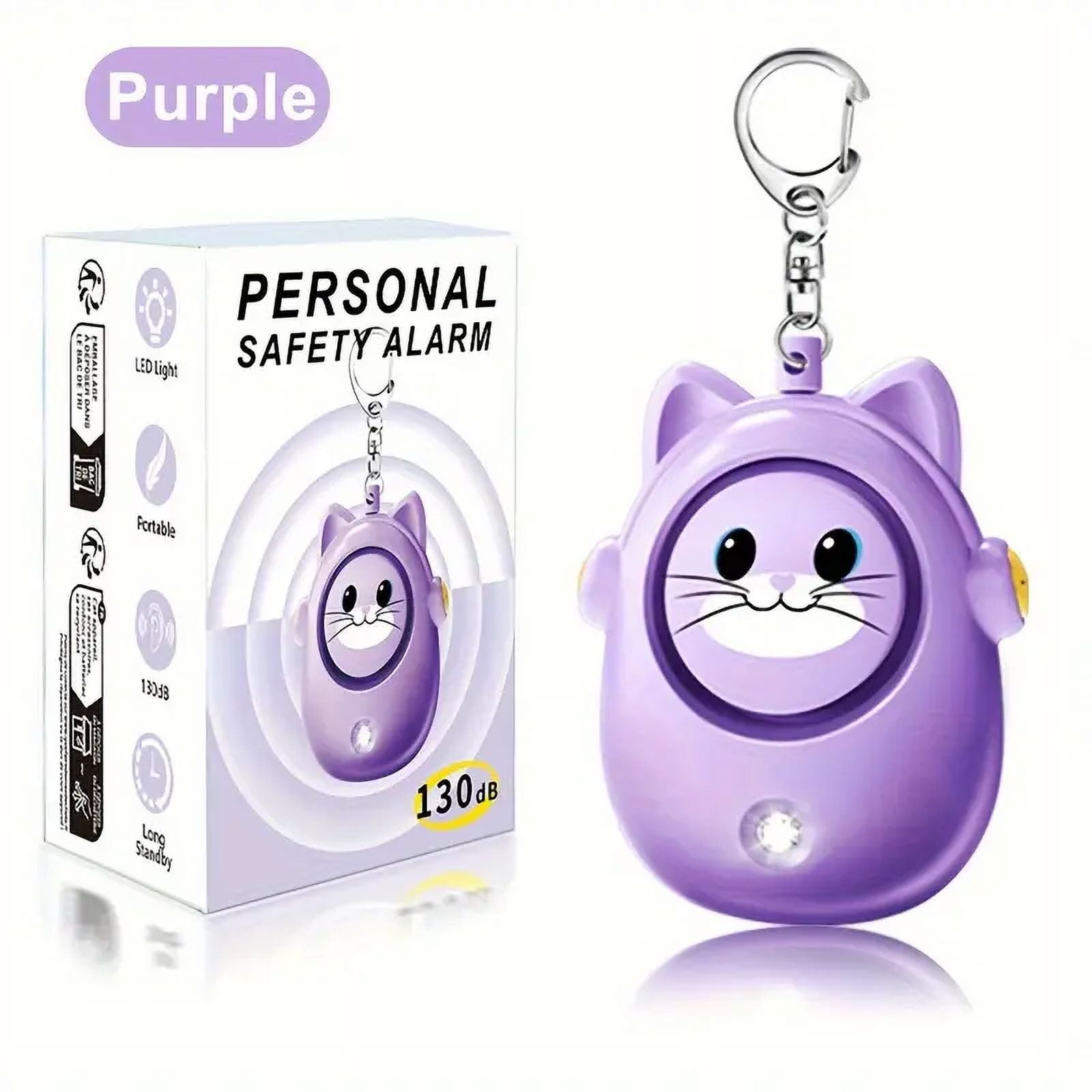 Personal Safe Alarm for Women Protection Keychain Safety Sound Siren ...