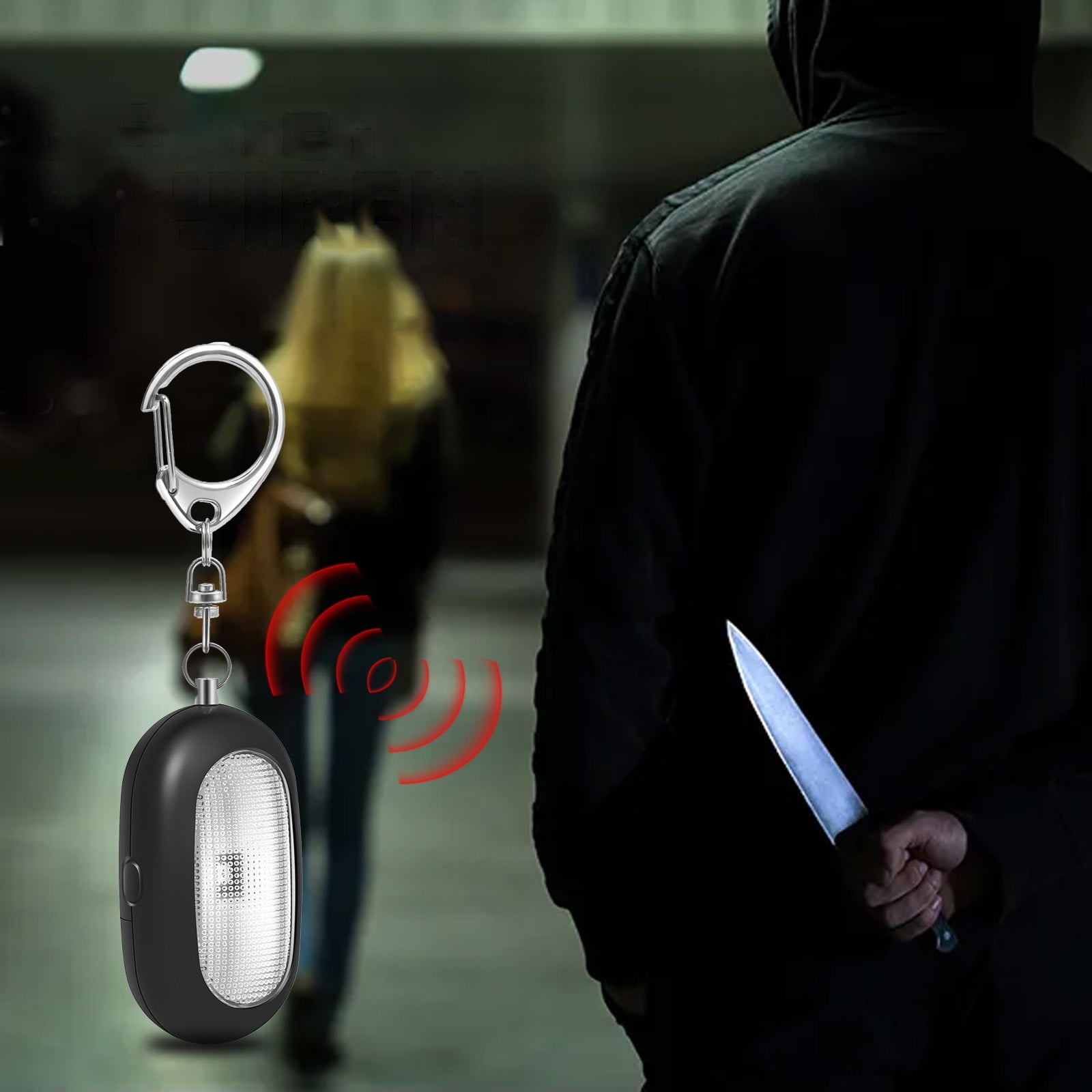 Personal Safety Alarm, Yannianjz Personal Safety Alarm, LED Warning ...