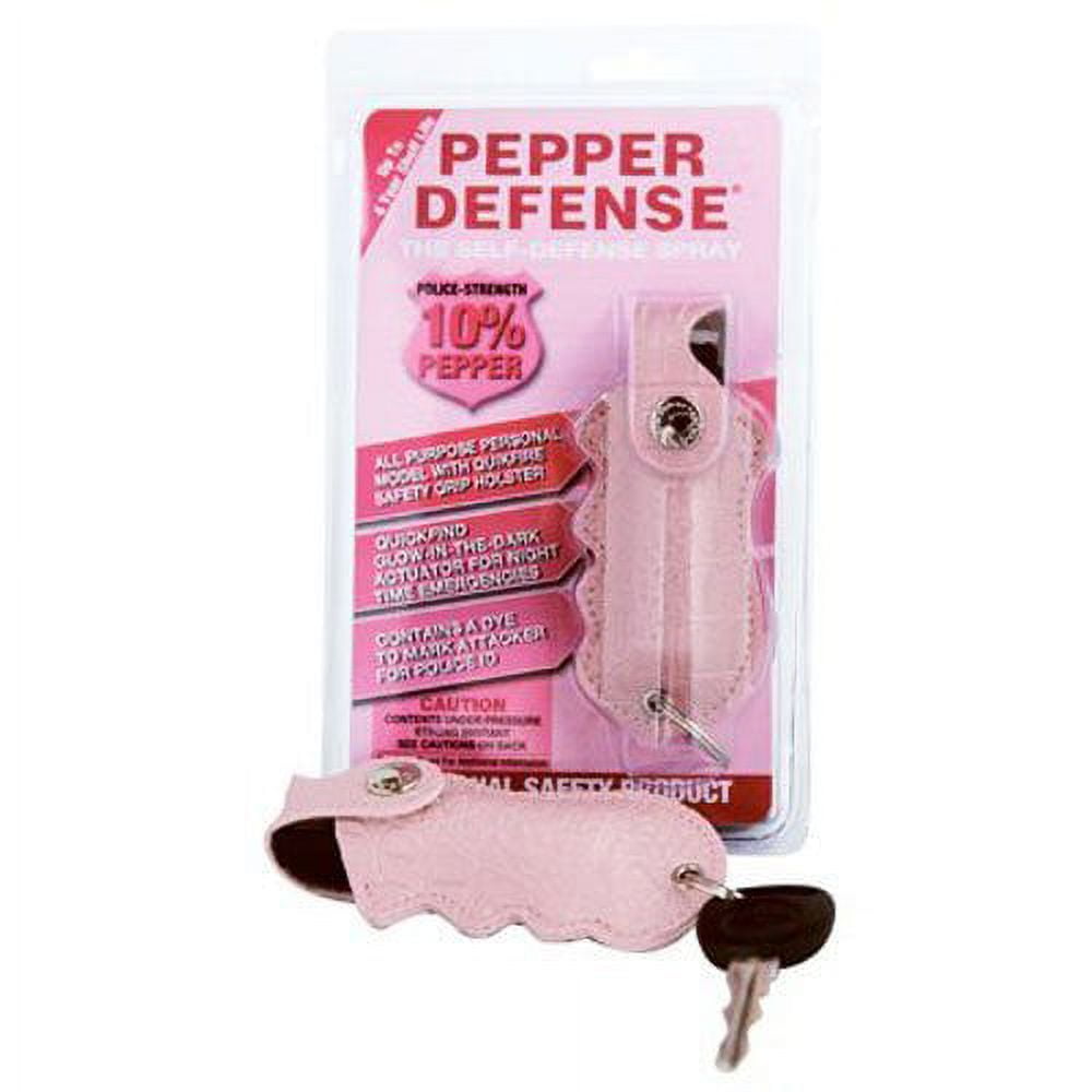 Pepper Defense 10% Pepper .5 oz Pink Self-Defense Spray PD-2P - Walmart.com