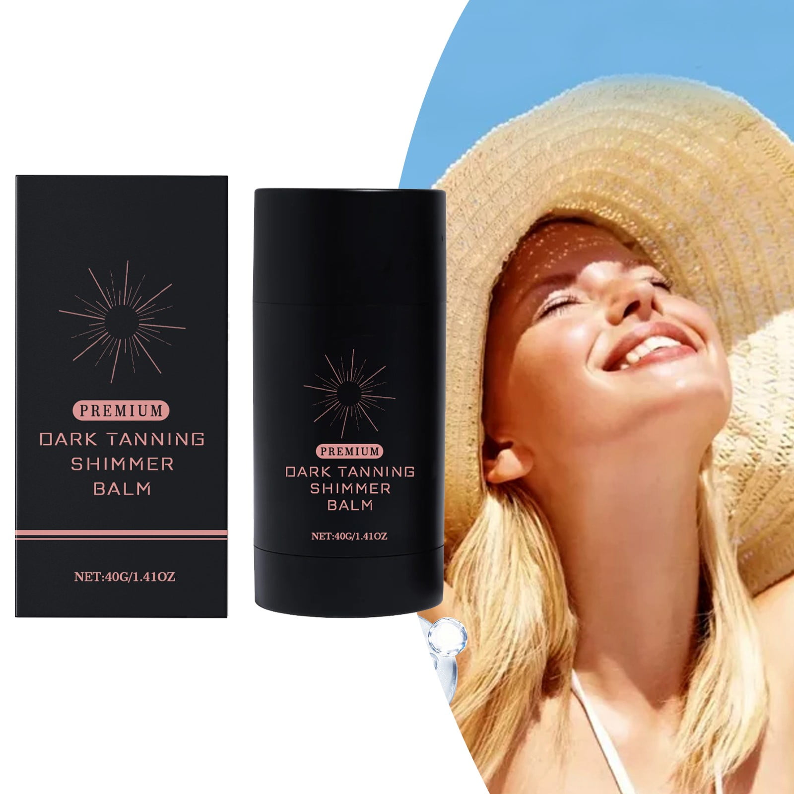 Personal Skin Care Dark Tanning Shimmer Balm;Tanning Balm; Healthy ...