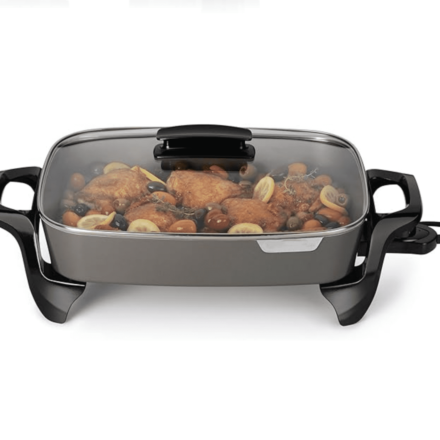 Personal Stir Fry Griddle Pan, Rapid Heat Up, 600 Watts Non-stick ...