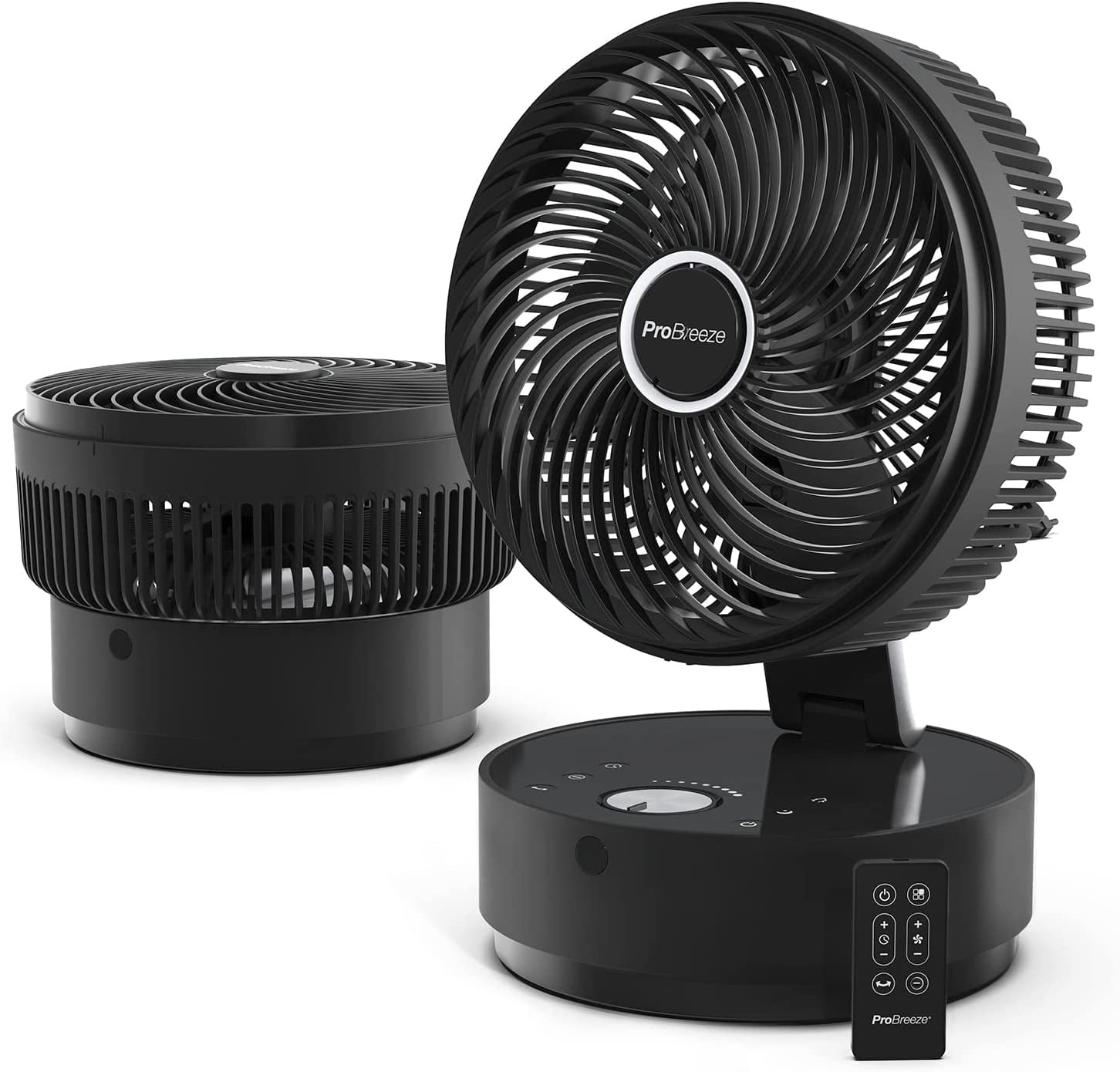 Personal Table Fan with Remote Control, Fan 8” Desk Fan Powerful Turbo ...