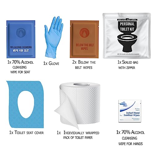 Personal Toilet Kit To Go – 10 Pack Assorted Styles | Disposable Public ...