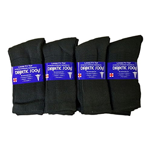 Personal Touch Diabetic Socks, Crew Style 1 Dozen Pairs (Sizes 9-11, 10 ...