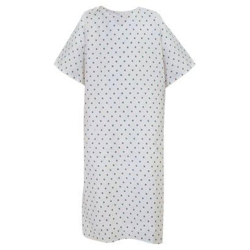 Personal Touch Premium Patient Gowns, Back Tie (8-Pack) - Demure Print ...
