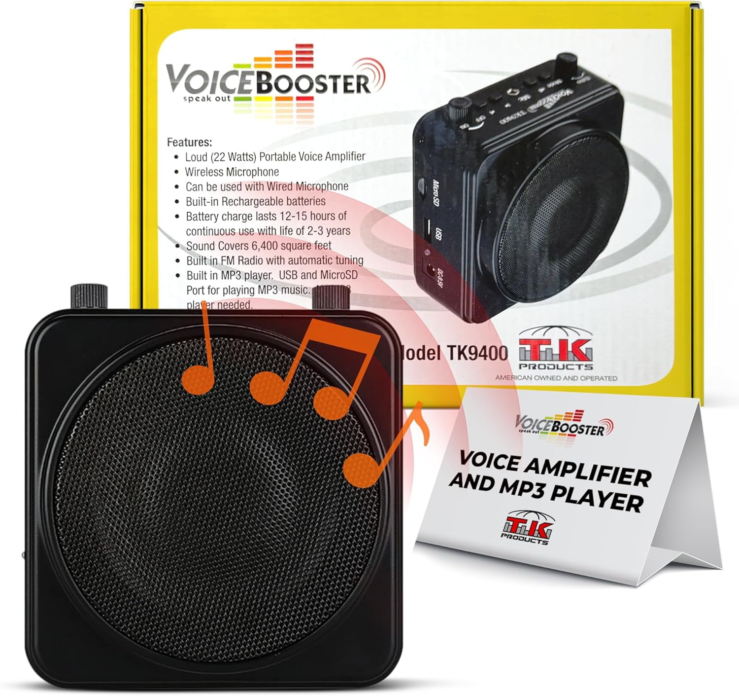 Personal Voice Amplifier – Wearable Portable Speaker Wireless or Wired ...