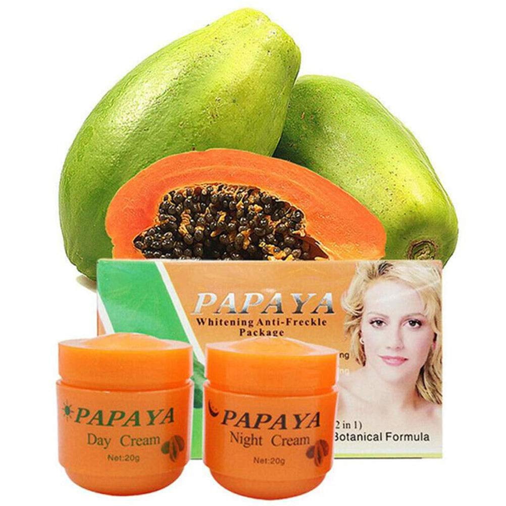 Personal skin care, papaya cream care face, freckles and blackheads ...
