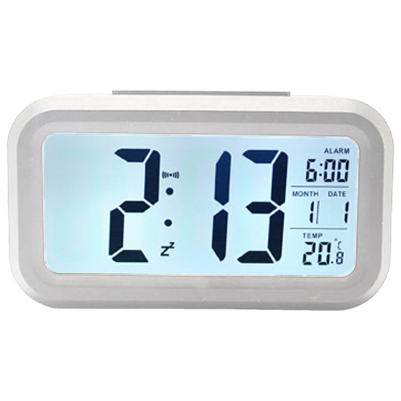 PersonalhomeD Digital Alarm Clock,Battery Operated Small Desk Clocks ...