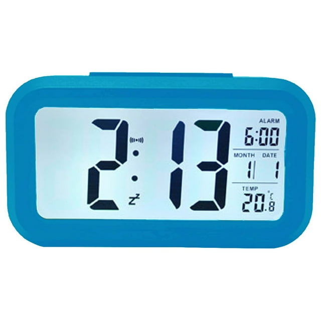 PersonalhomeD Digital Alarm Clock,Battery Operated Small Desk Clocks ...