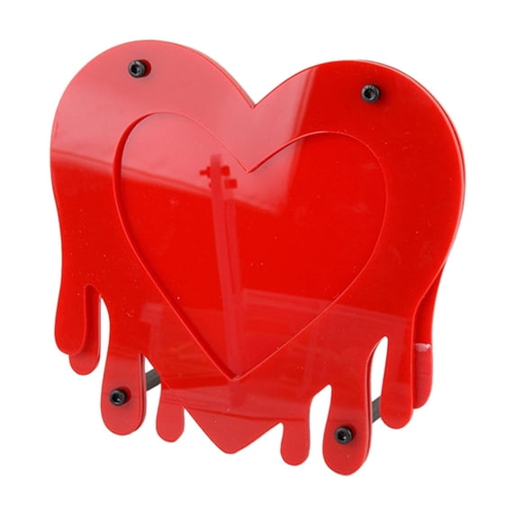 Personalised Acrylic Photo Frame Heart-Shaped Tabletop Picture Frame ...
