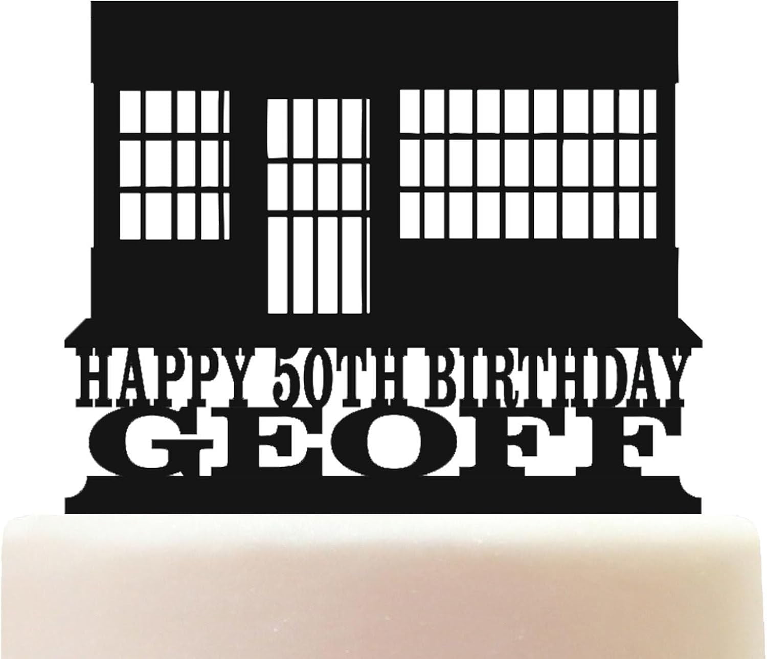 Personalised Acrylic Prison Jail Correctional Officer Warden Birthday ...