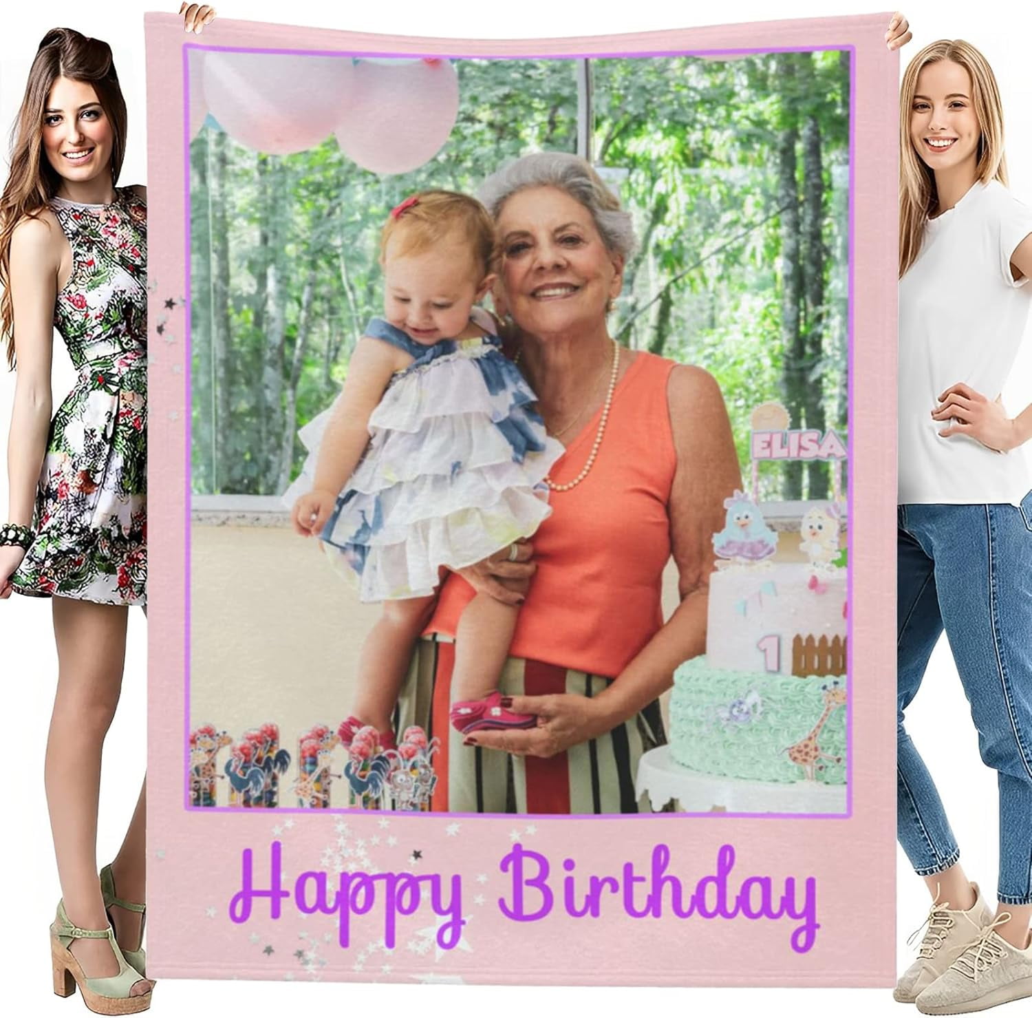 Personalised Blanket - Custom Blanket with Photos - Personalized ...