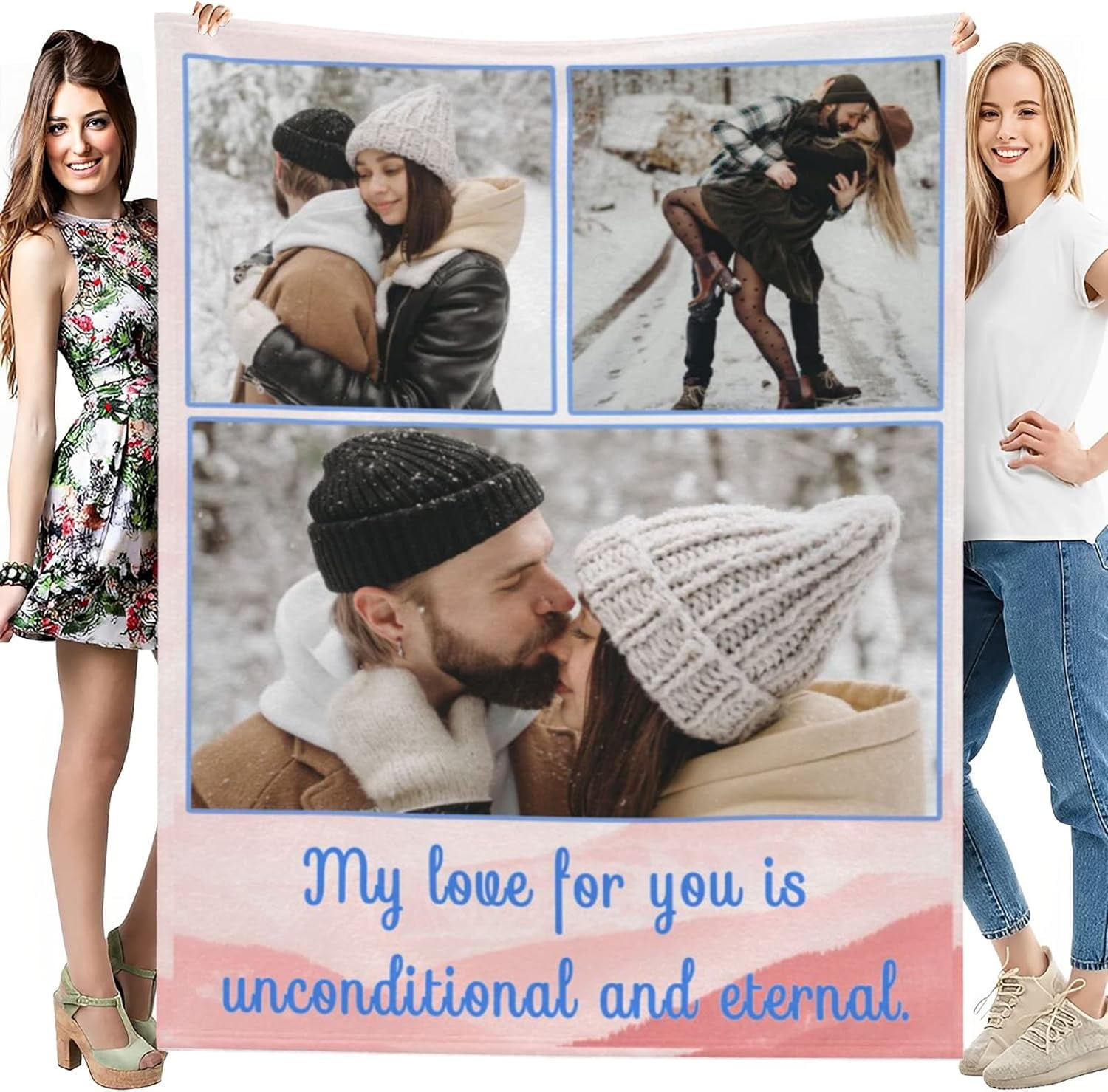 Personalised Blanket - Custom Blanket with Photos - Personalized ...