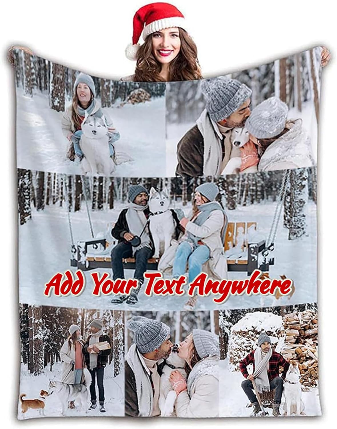 Personalised Blanket Custom Blanket with Photos Text.Custom Blanket ...