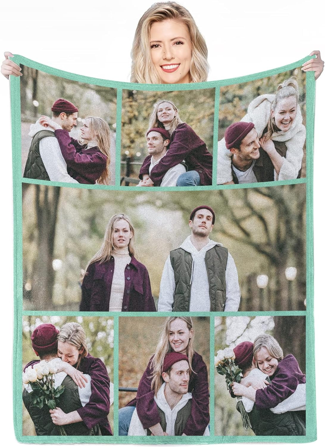 Personalised Blanket,Custom Blanket with Words Picture Collage ...