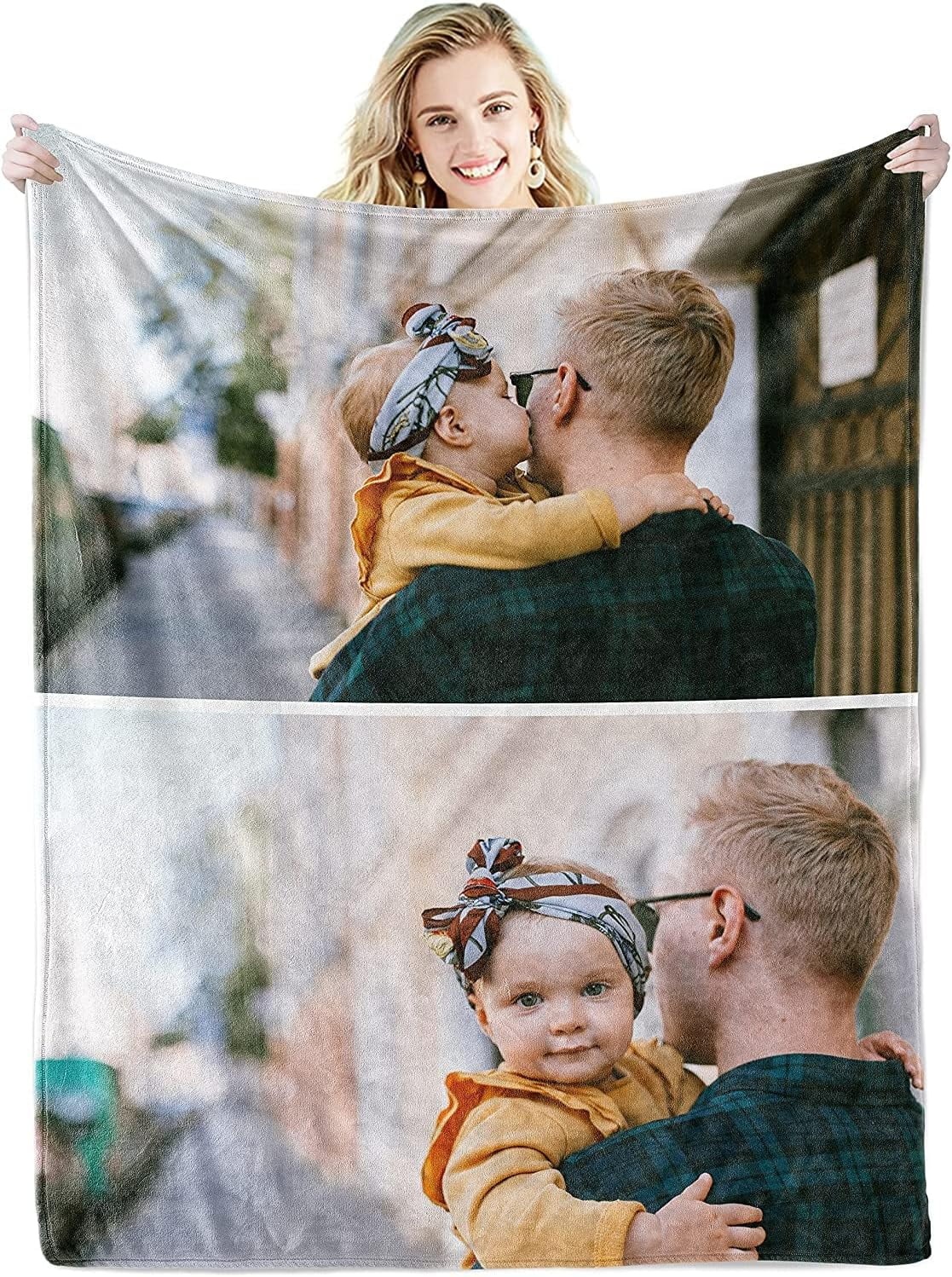 Personalised Blanket,Custom Blanket with Words Picture Collage ...