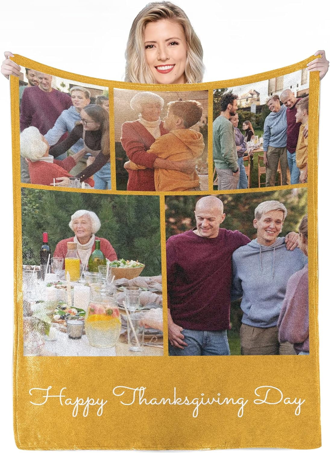 Personalised Blanket,Custom Blanket with Words Picture Collage ...