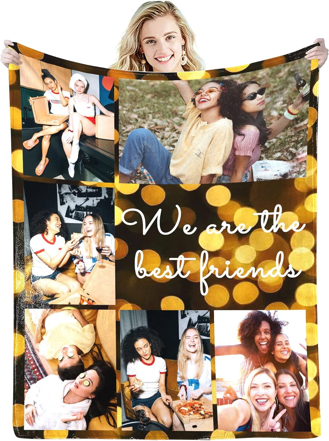 Personalised Blanket,Custom Blanket with Words Picture Collage ...