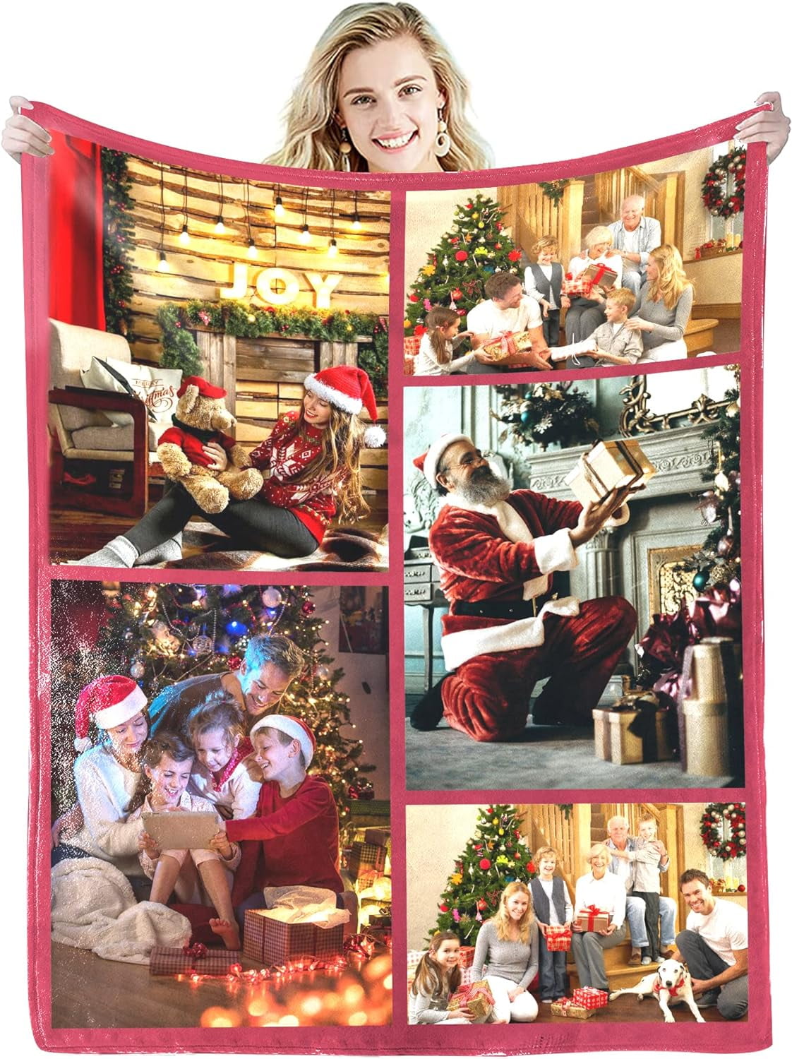 Personalised Blanket,Custom Blanket with Words Picture Collage ...