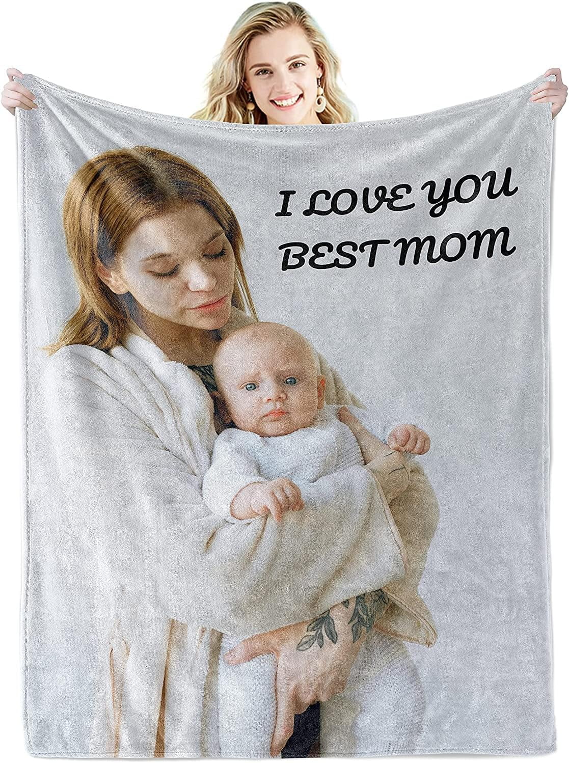 Personalised Blanket,Custom Blanket with Words Picture Collage ...