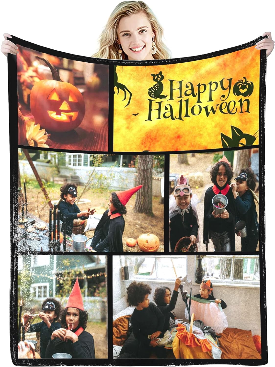 Personalised Blanket,Custom Blanket with Words Picture Collage ...