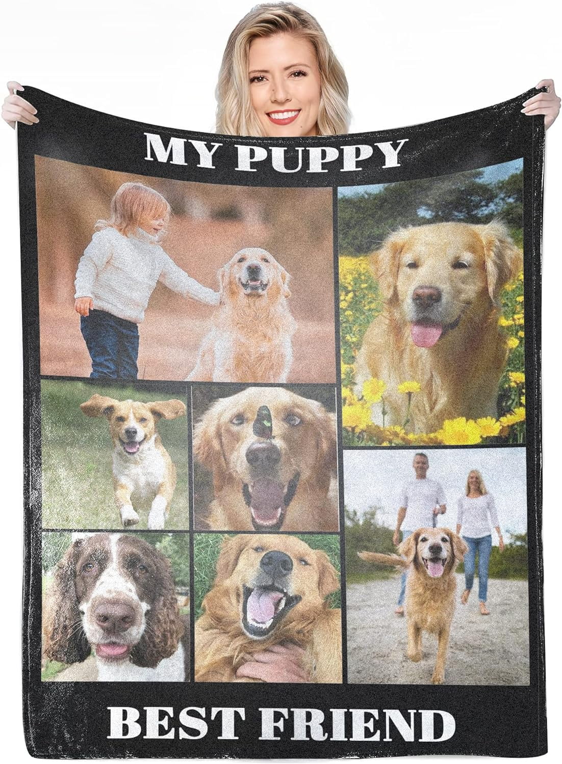 Personalised Blanket,Custom Blanket with Words Picture Collage ...