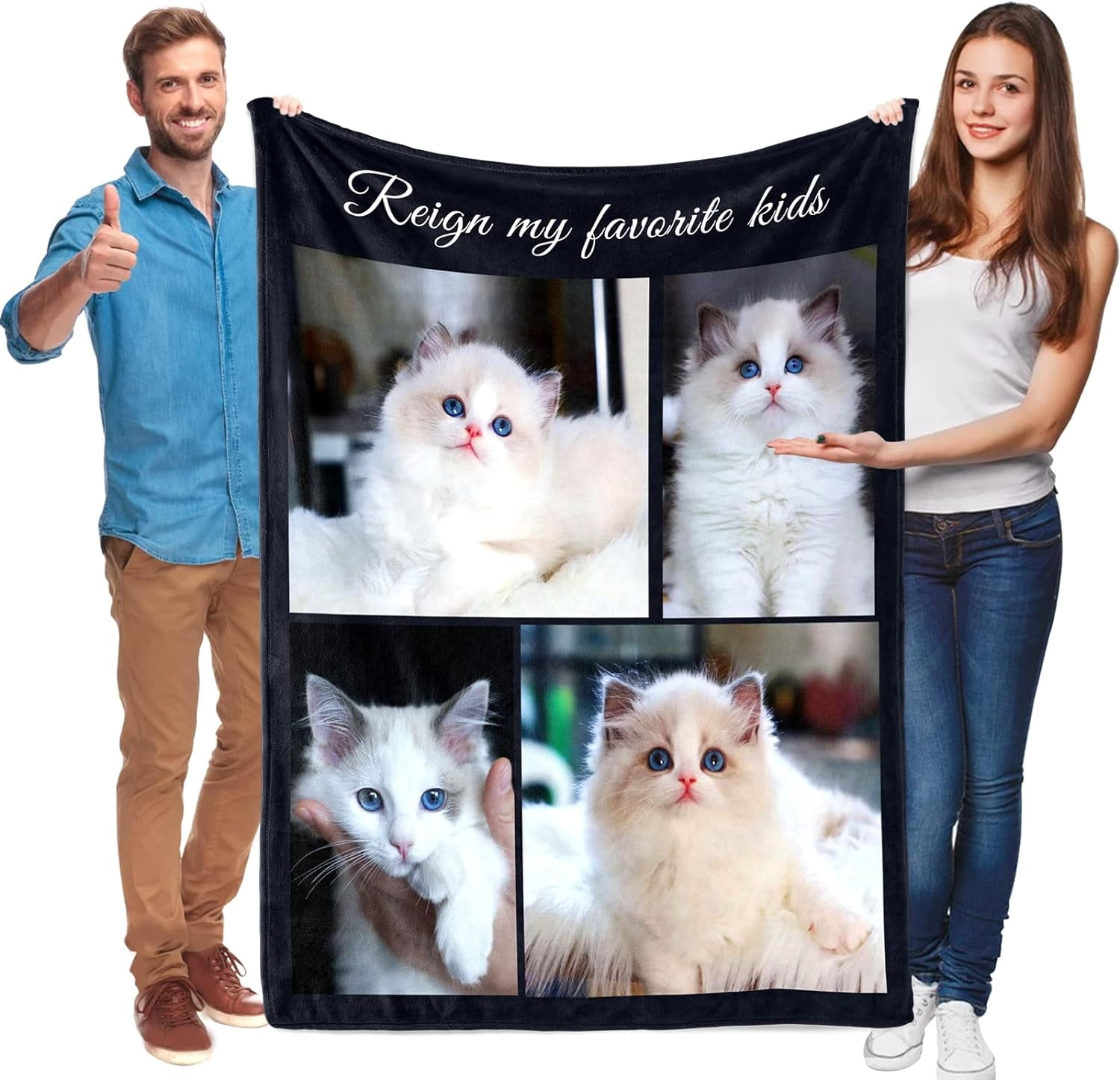 Personalised Blanket, Customised Photo Blankets, Personalised Flannel ...