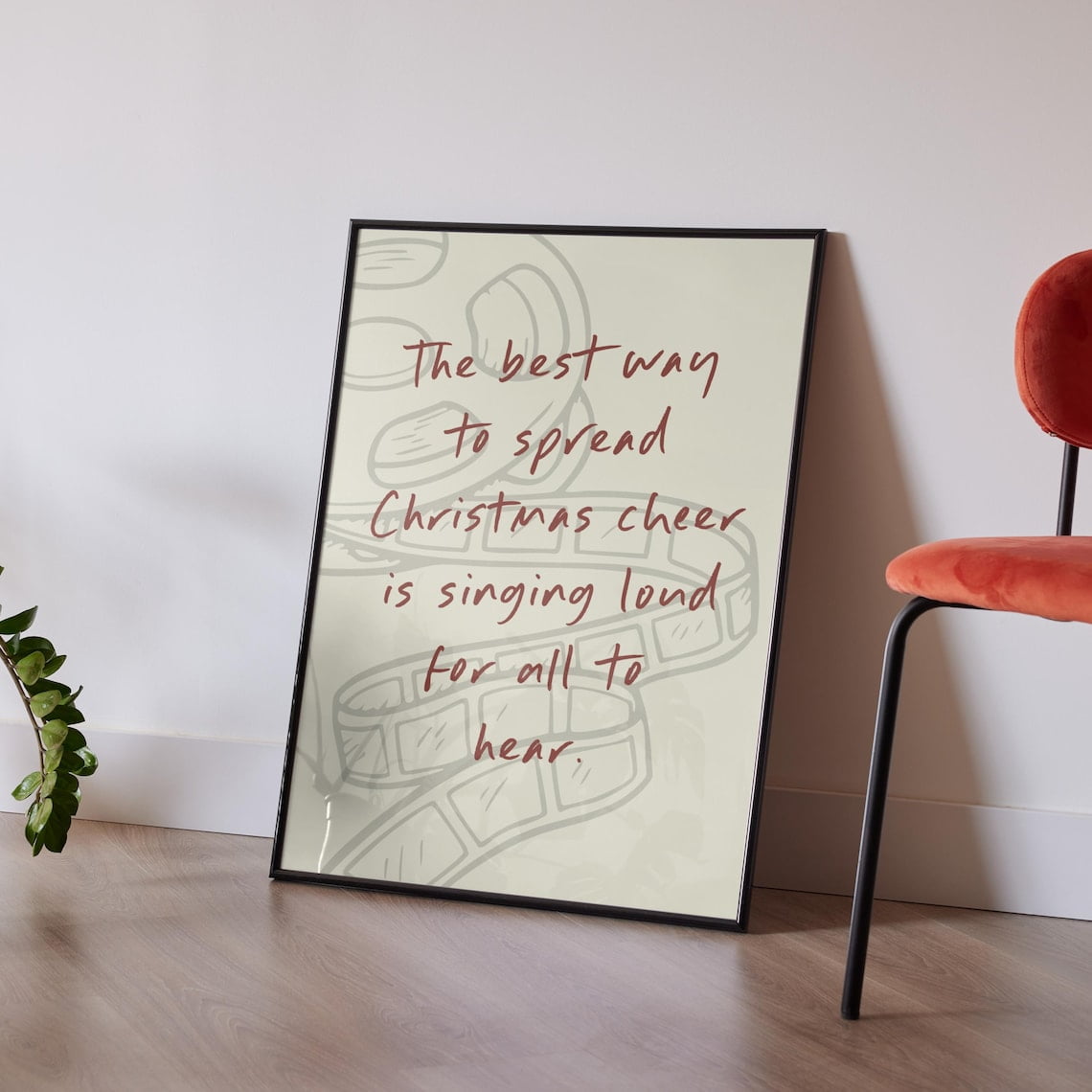 Personalised Christmas Movie Quote Print | Festive Film Wall Art Gift ...