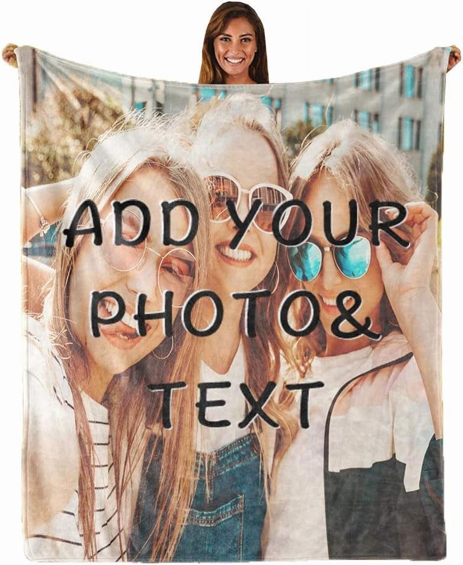 Personalised Customised Blanket from Photo for Kids or Adults ...