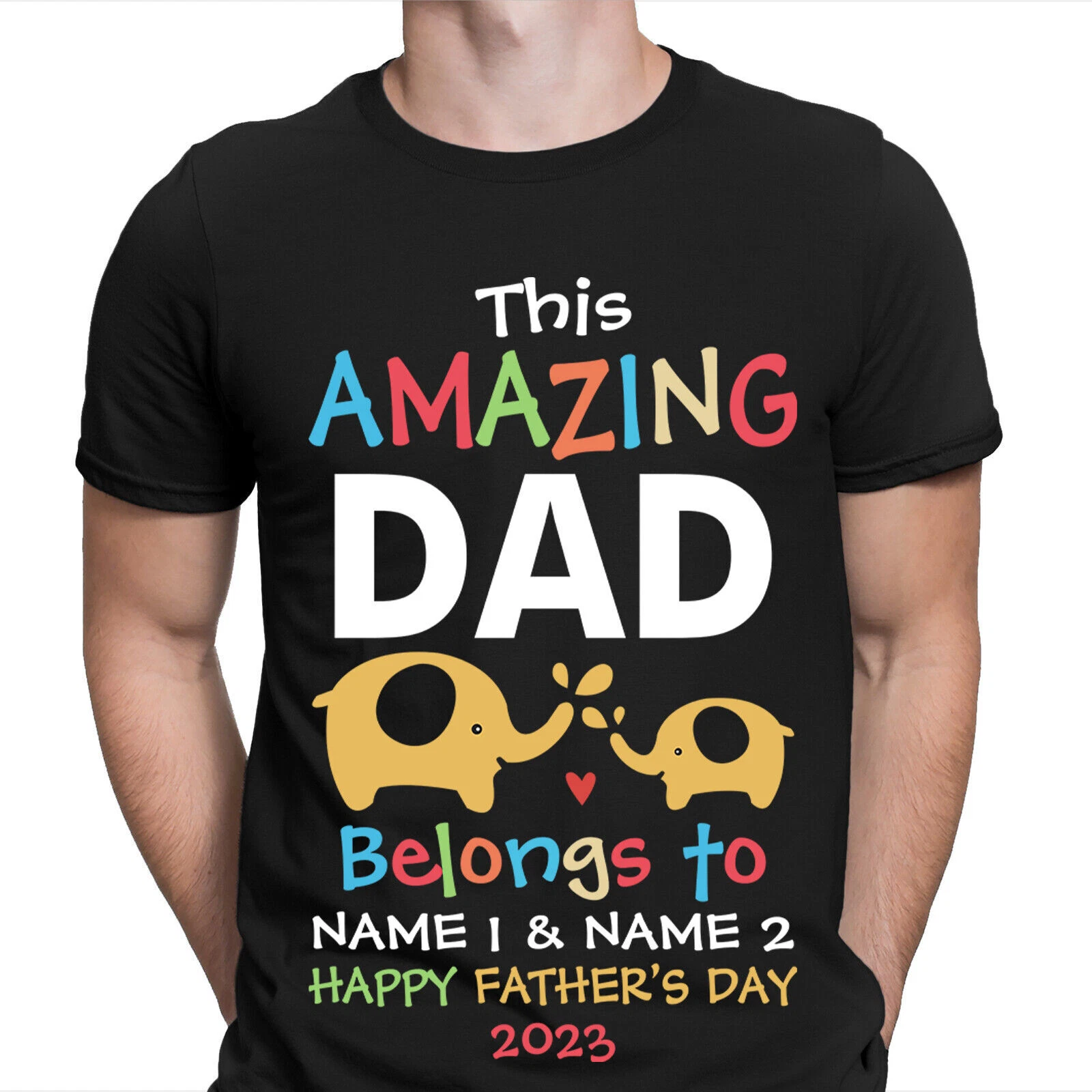 Personalised Fathers Day Gift This Amazing Dad Belongs To Birthday T ...