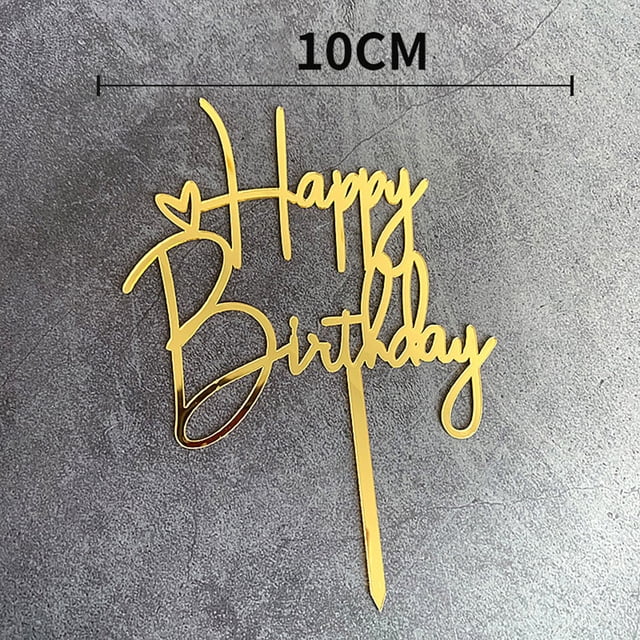 Personalised Happy Birthday Cake Topper New creative birthday cake ...