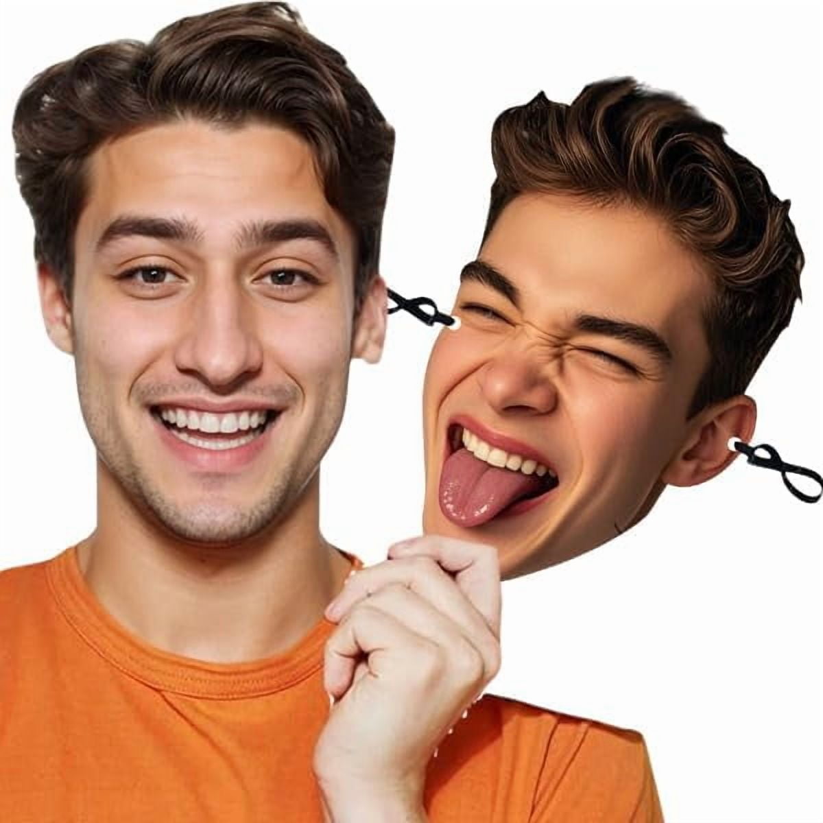 Personalised Photo Face Masks Fun Custom Head Cardboard Cutout, Upload ...