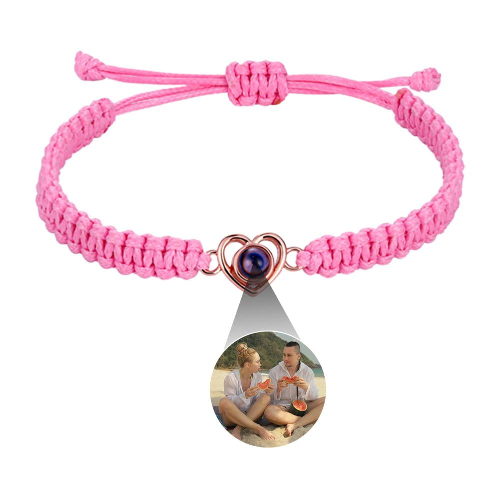Personalised Photo Projection Bracelets with Custom Picture Inside Me ...