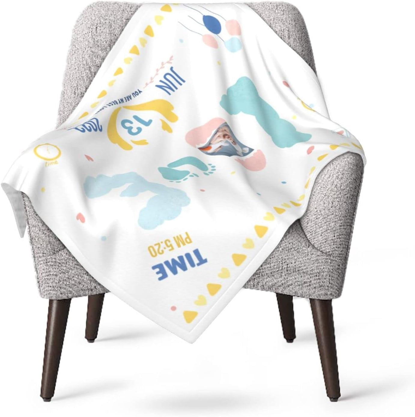 Personalised Plush Picture Blankets, Customised Blankets for Family and ...