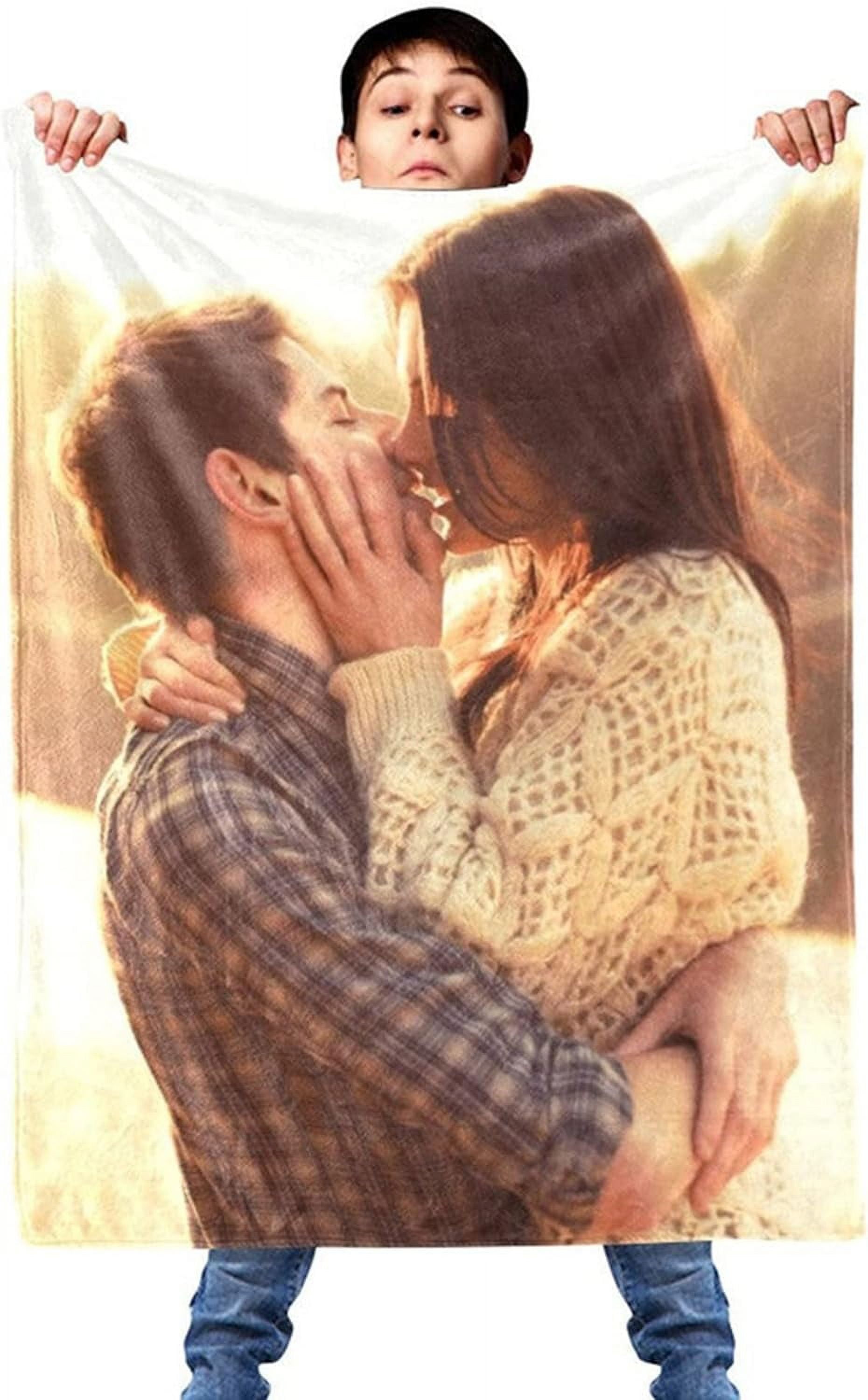 Personalised customised blanket from photo, Custom Flannel Throw ...