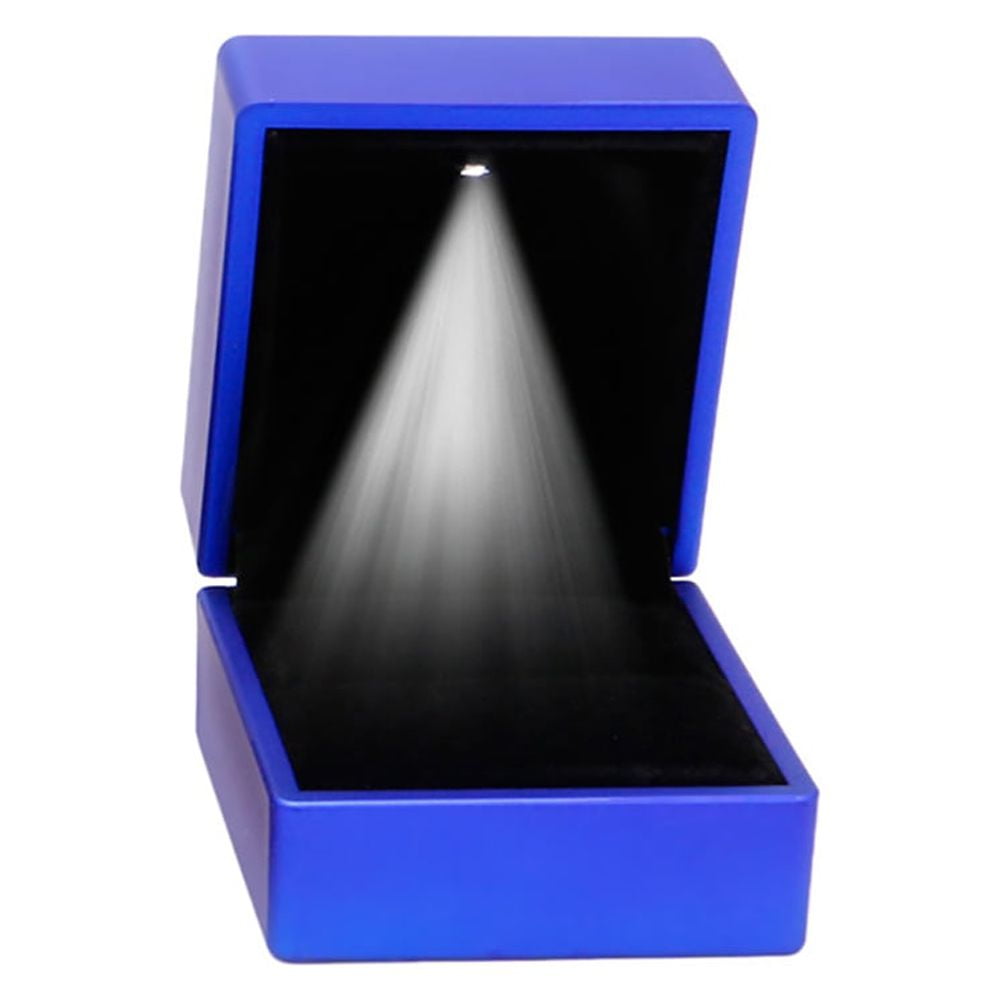 Personality Box with LED Light Jewelry Display Gift Box for Proposal ...