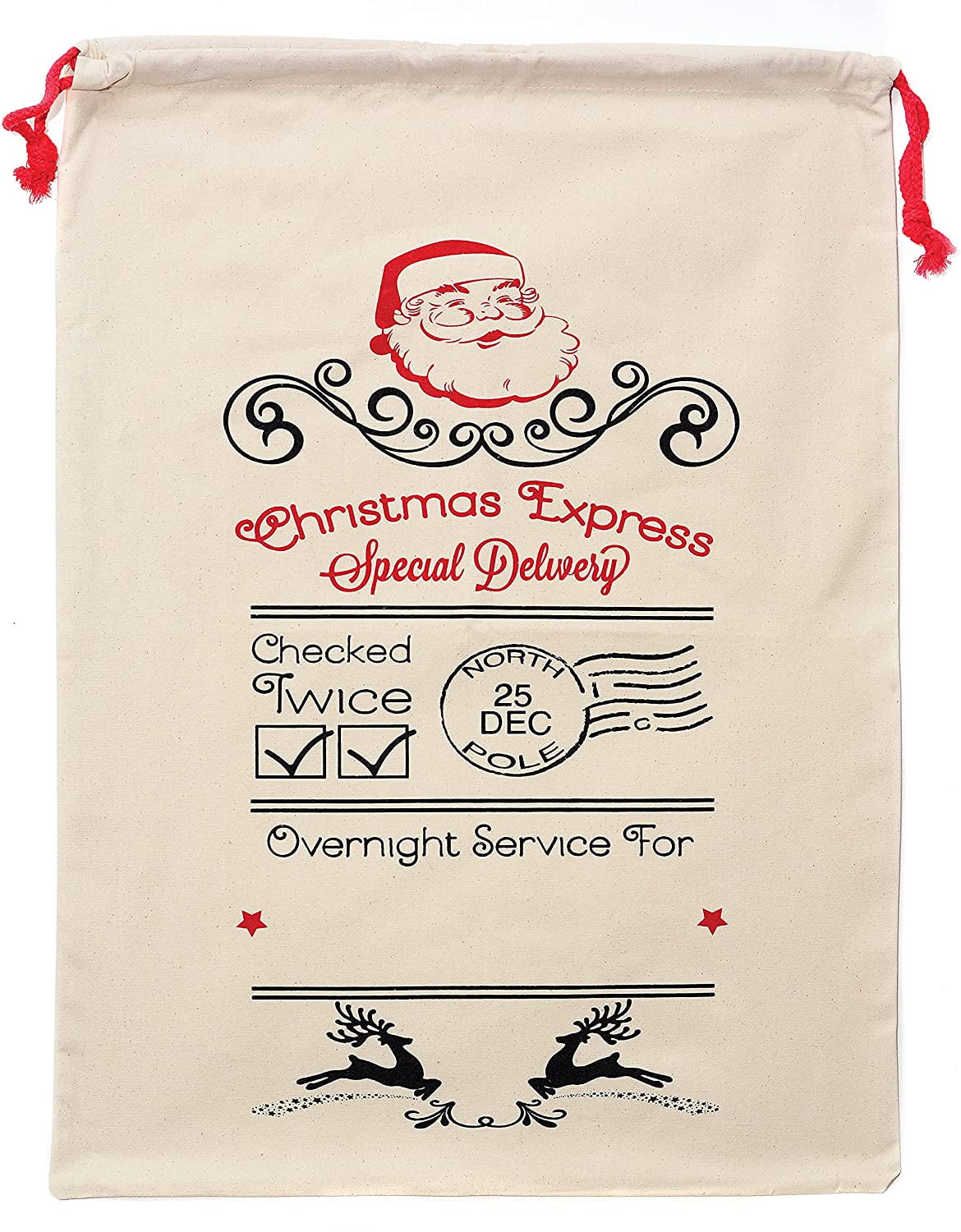 Personality Case Christmas Drawstring Bag – From the North Pole – 100% ...